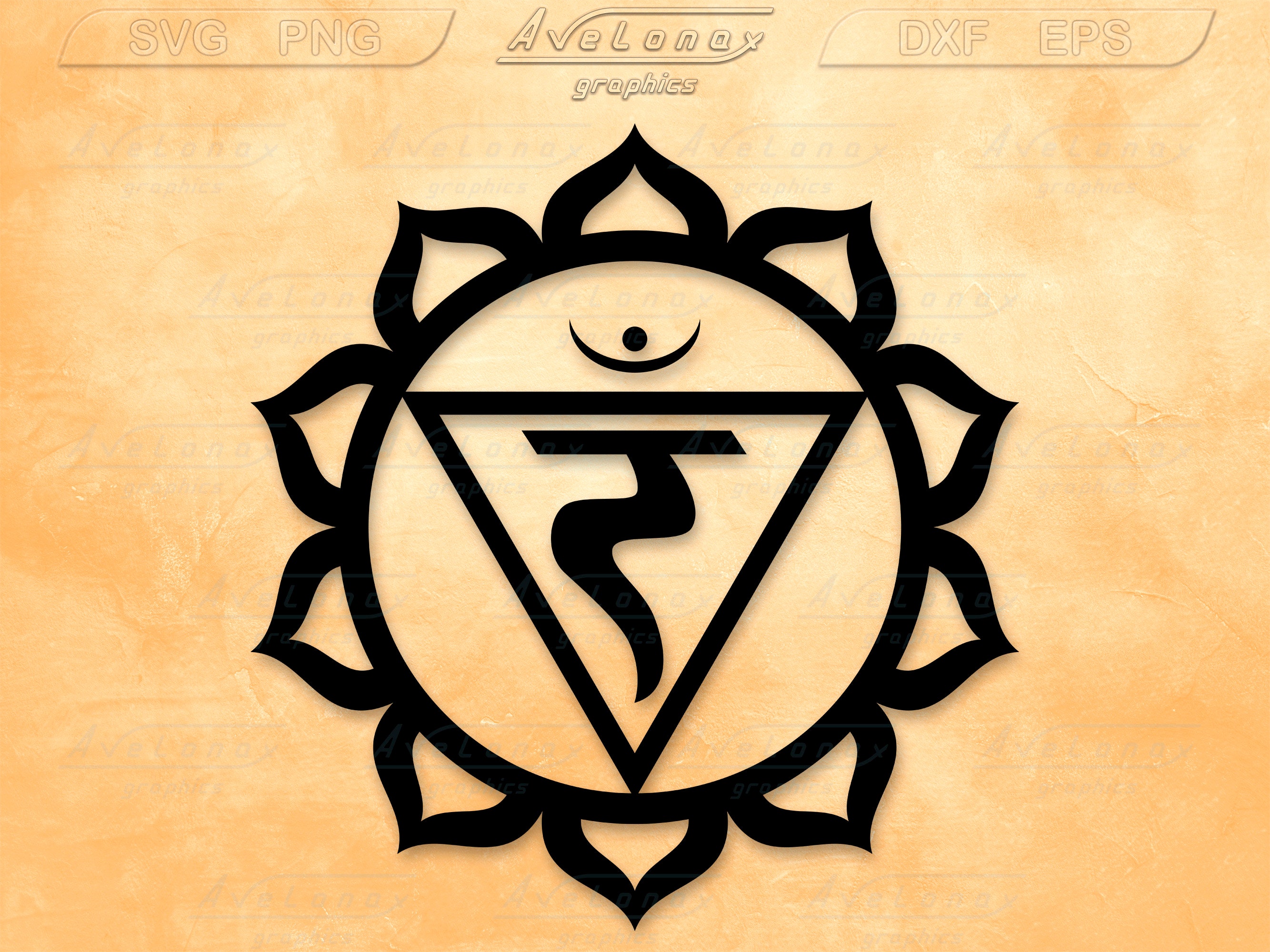 Chakra Symbol SVG Chakra Yoga Symbol Svg Meditation Svg | Etsy Canada