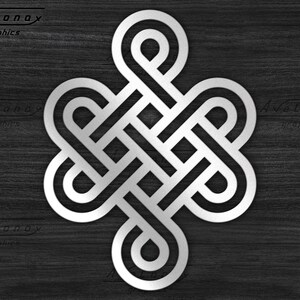Infinity Knot Svg, Christmas Ornament Laser Cut File, Harmony Symbol ...