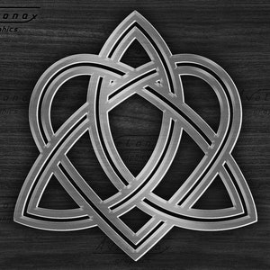 Celtic Svg, Celtic Heart Knot Laser Cut File, Sister Knot Trinity Knot ...