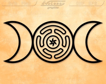 Hecate Wheel Stencil - Etsy UK
