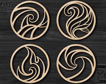 Air Water Earth Sign - Etsy