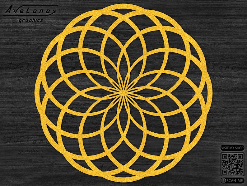 Lotus of Life Png Torus Svg Sacred Geometry Svg EMF - Etsy
