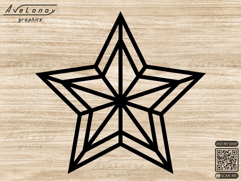 Christmas Star Svg Star Ornament Clipart Snowflake Svg - Etsy
