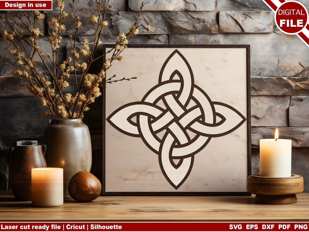Celtic Knot Svg, Witch Knot Svg, Witch Altar Decor Cut File, Wiccan ...