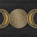 Hecate's Wheel Svg, Triple Moon File for Cricut, Strophalos Svg, Moon ...