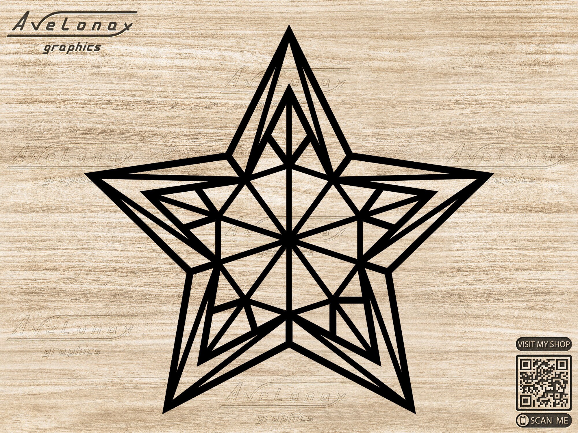 Christmas STAR Laser Cut Svg Star Design Svg Christmas Tree - Etsy UK