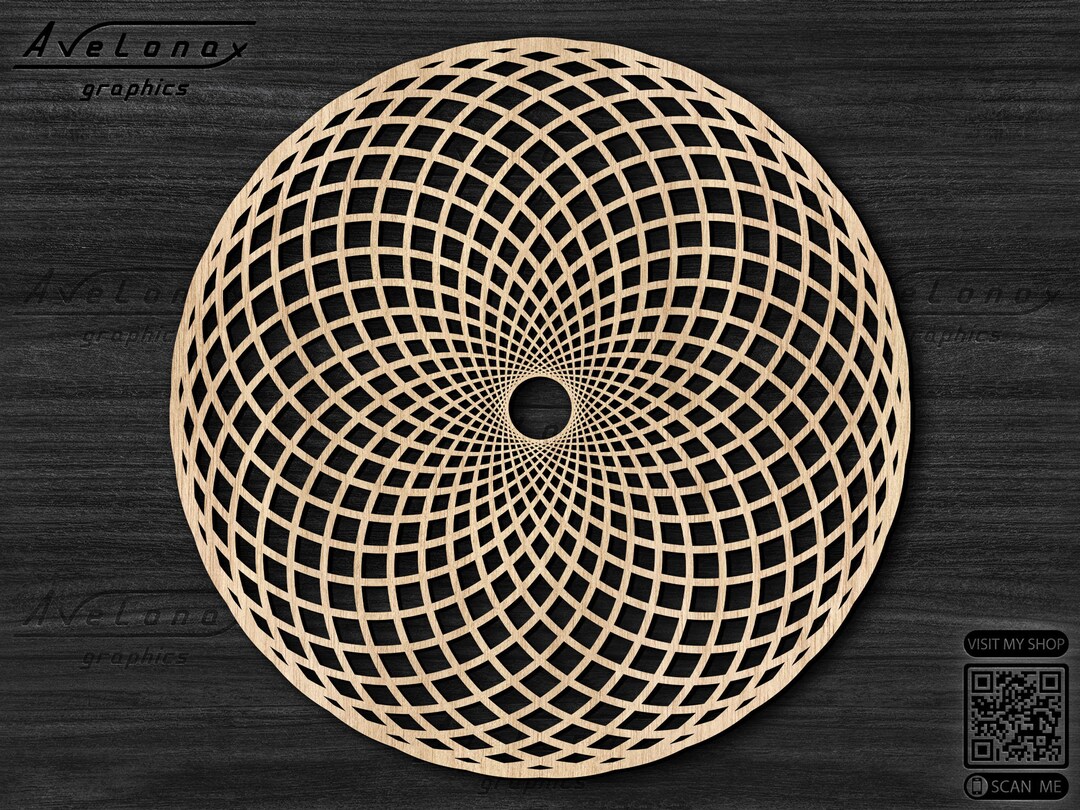 Géométrie sacrée svg TORUS YANTRA dxf Fichier numérique de - Etsy France