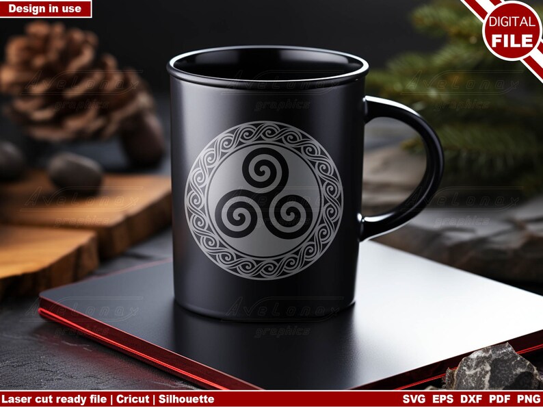Triskel Svg, Triskelion Svg, Celtic Circular Boards Png, Triskell Cut ...