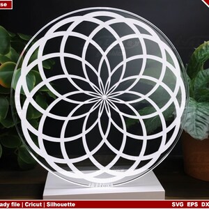 Lotus of Life Png, Torus Svg, Sacred Geometry Svg, EMF Protection ...