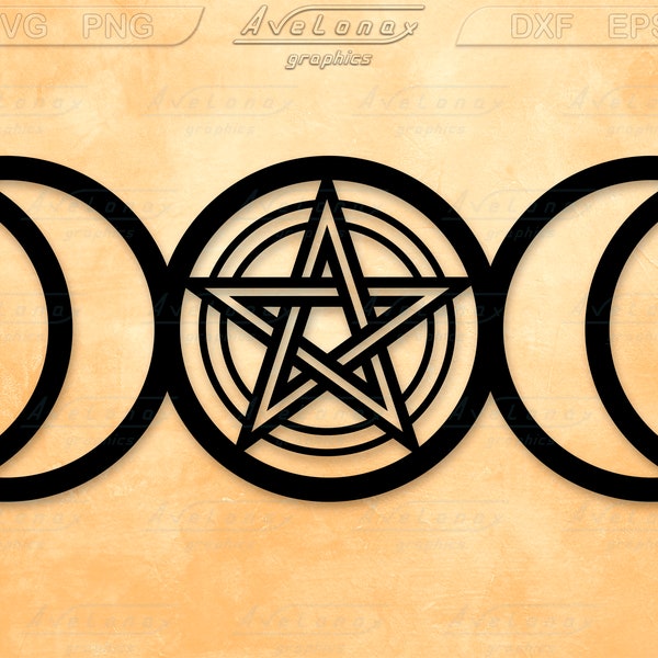 Altar pentagram png - Etsy Nederland