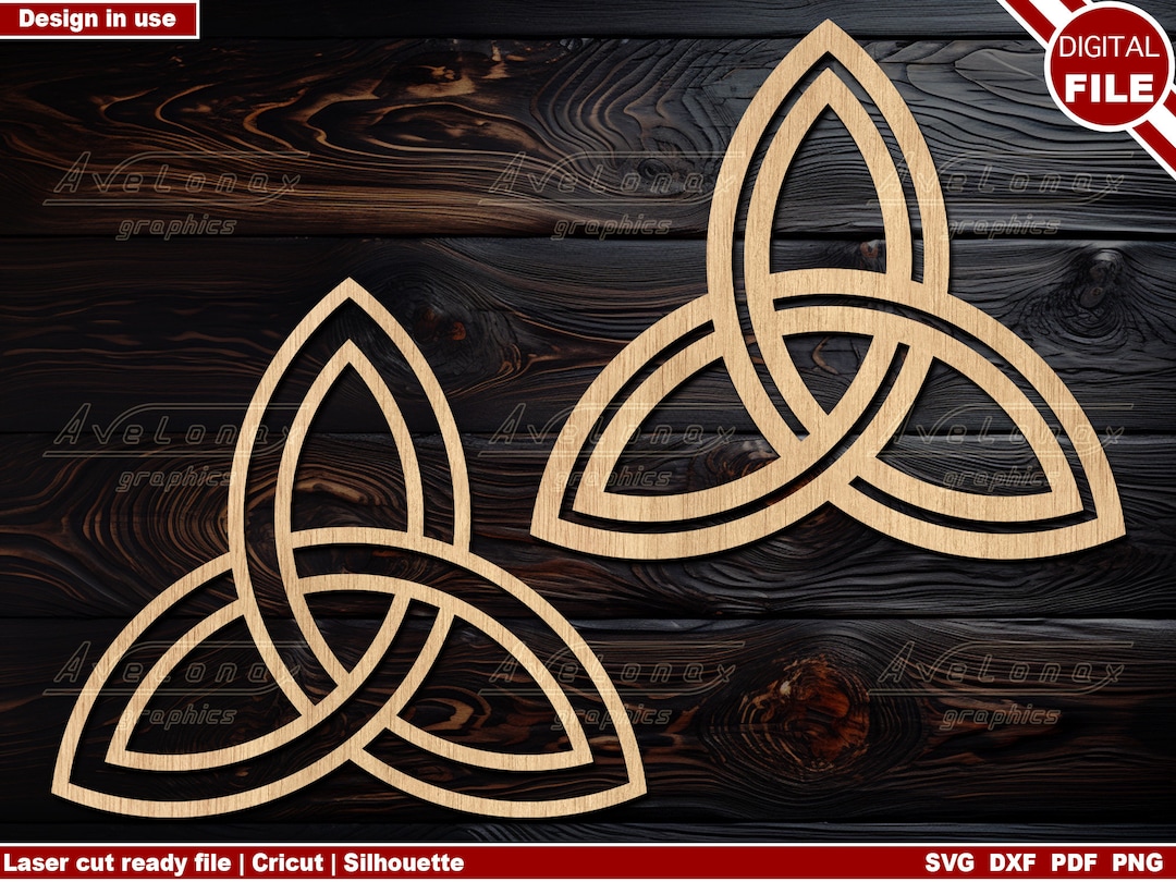 Celtic Knot Svg, Trinity Svg , Triquetra Svg, Triquetra Laser Cut File ...