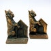 Pair of Antique Verona Copper Finish Cast Iron Bookends Boston Terrier ...