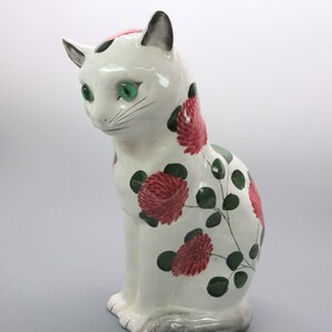 Big Pair Vintage Plichta London Wemyss Ware Pottery Cats Facing Pair - Etsy