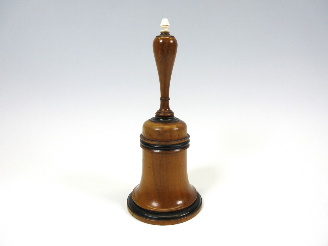 Antique Americana Treen Wood Life Sized Hand Bell Shaped Match - Etsy