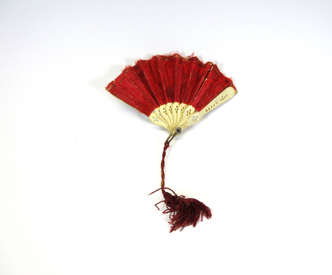 Antique Miniature Ladies Hand Fan for French Fashion Doll - Etsy