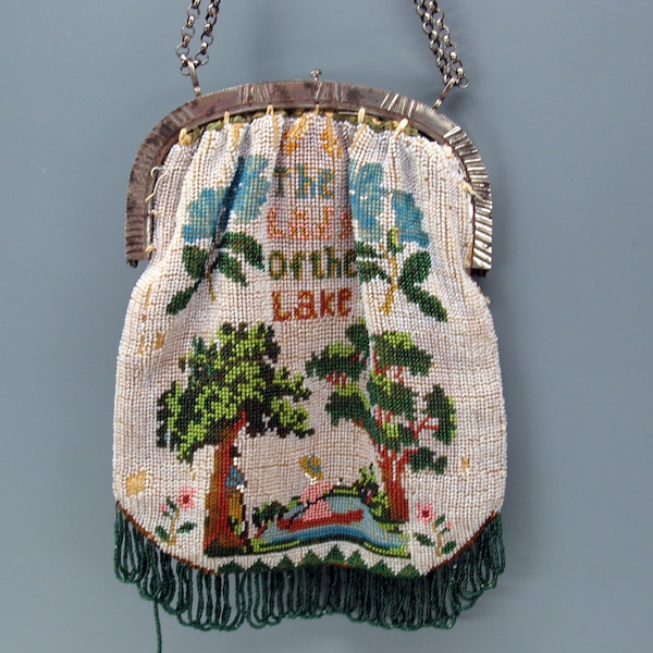 Antique Beaded Purse - Etsy