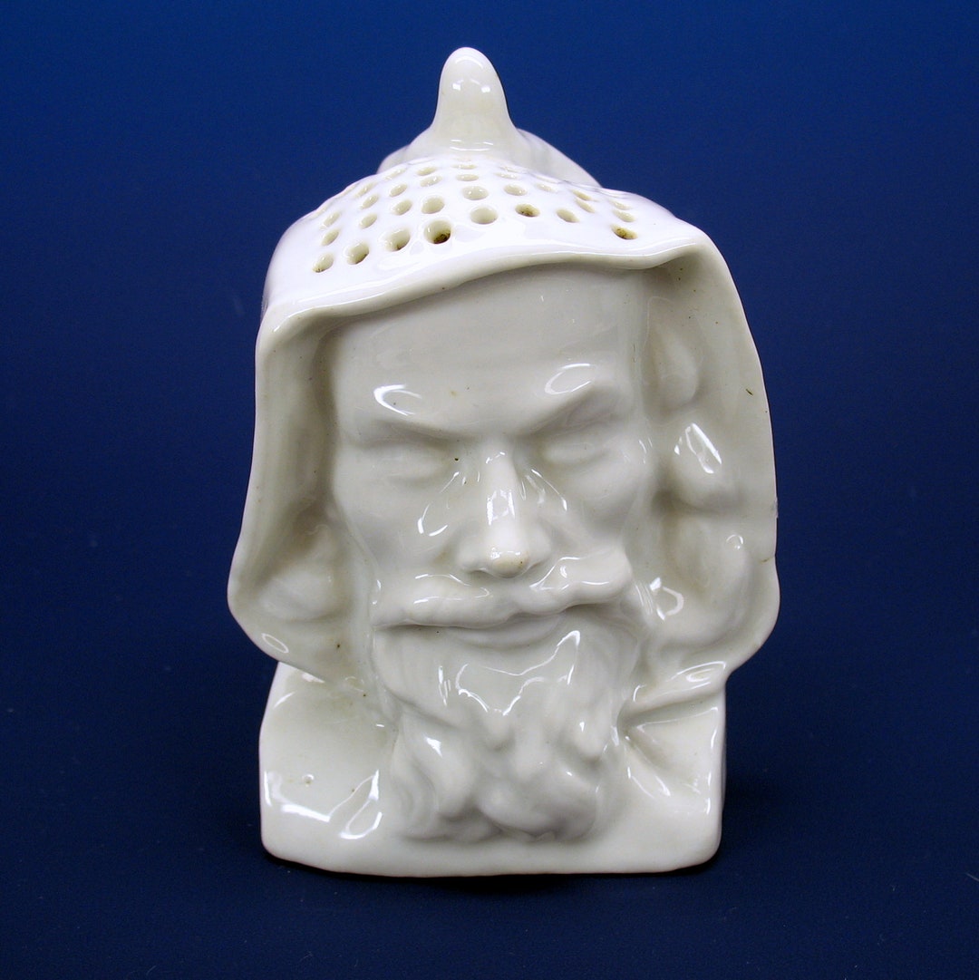 Antique White Porcelain Santa Head Hatpin or Stickpin Holder - Etsy