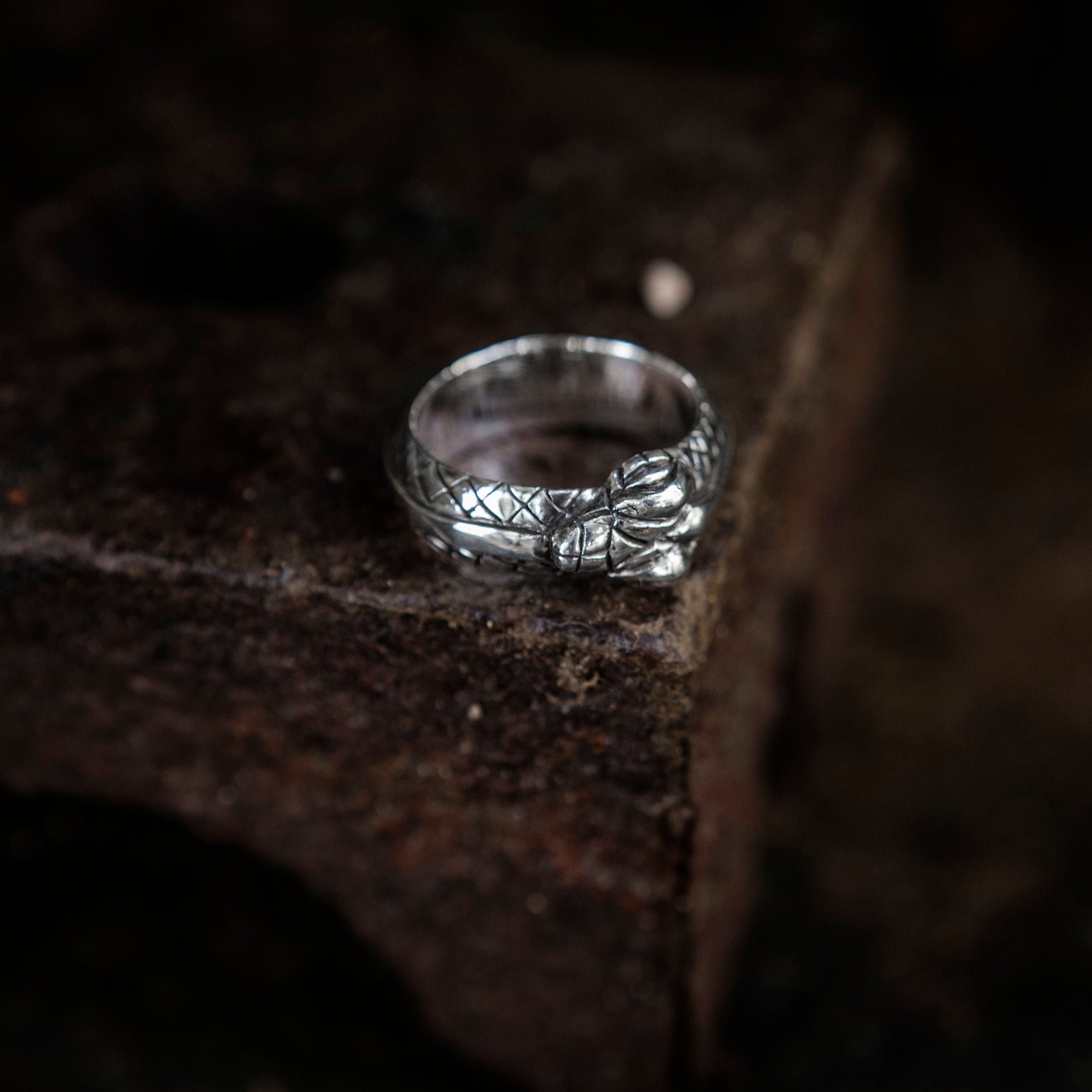 Great Serpent Ring Ouroboros Ring Handmade Silver Snake | Etsy