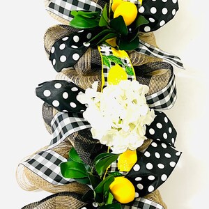 Vintage Lemon Garland | Lemon Garland | Vintage Hydrangeas Garland ...