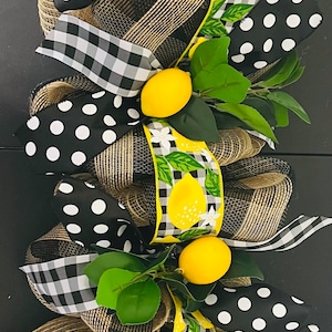 Vintage Lemon Garland | Lemon Garland | Vintage Hydrangeas Garland ...