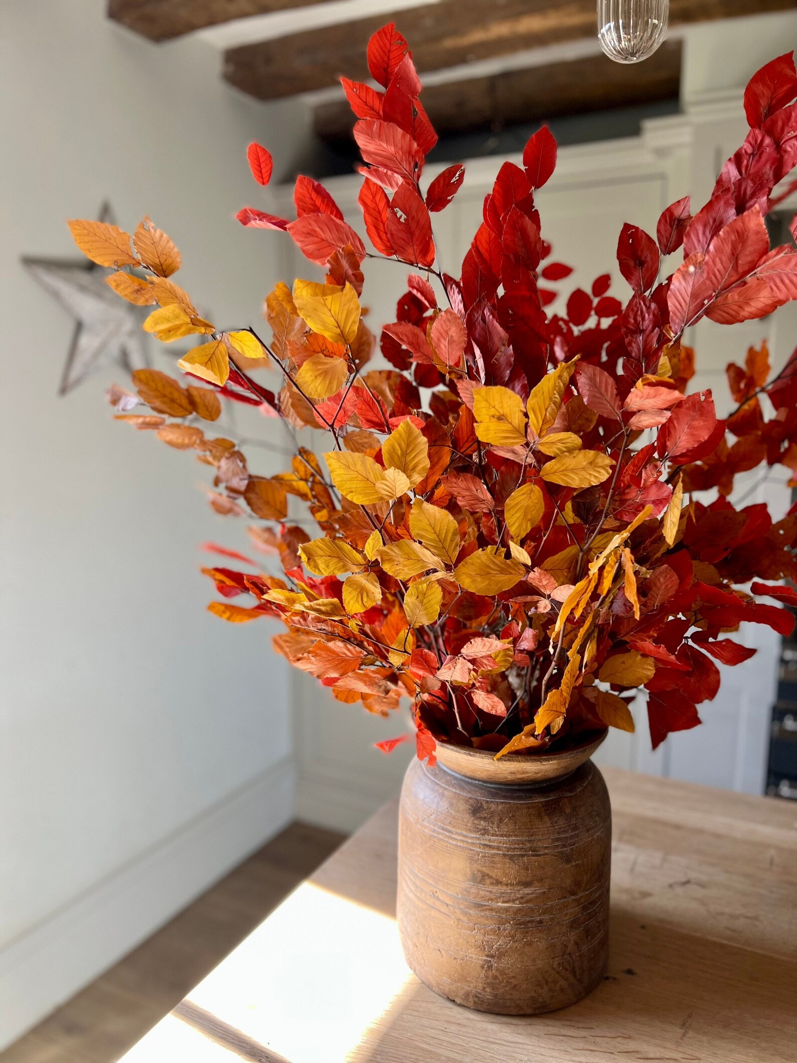 Rustic Clay Vase With Stripe Detail Natural Earthy Brown - Etsy UK
