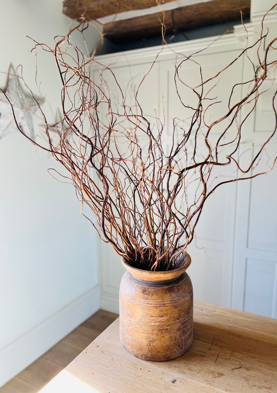 Twisted Willow Branches Tall Curly Twigs for Vase Natural Dried Stems ...