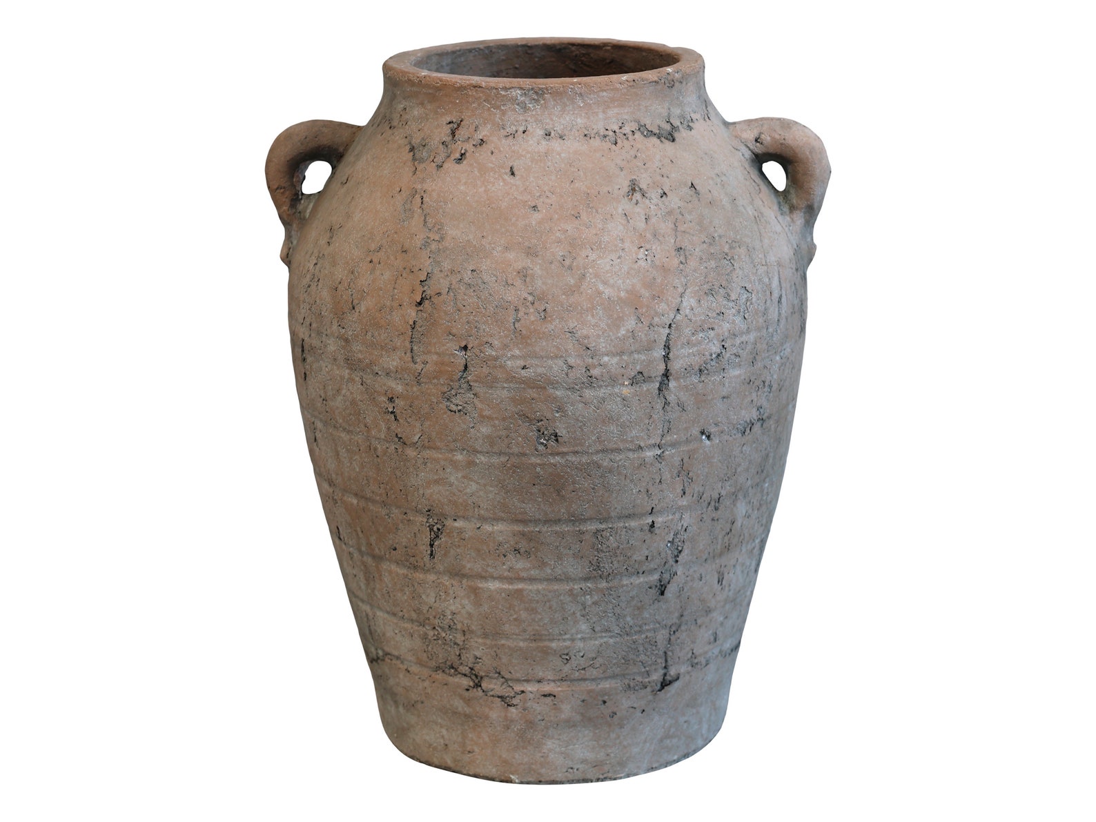 Terracotta Rustic Pot With Handles Distressed Uneven Finish - Etsy UK
