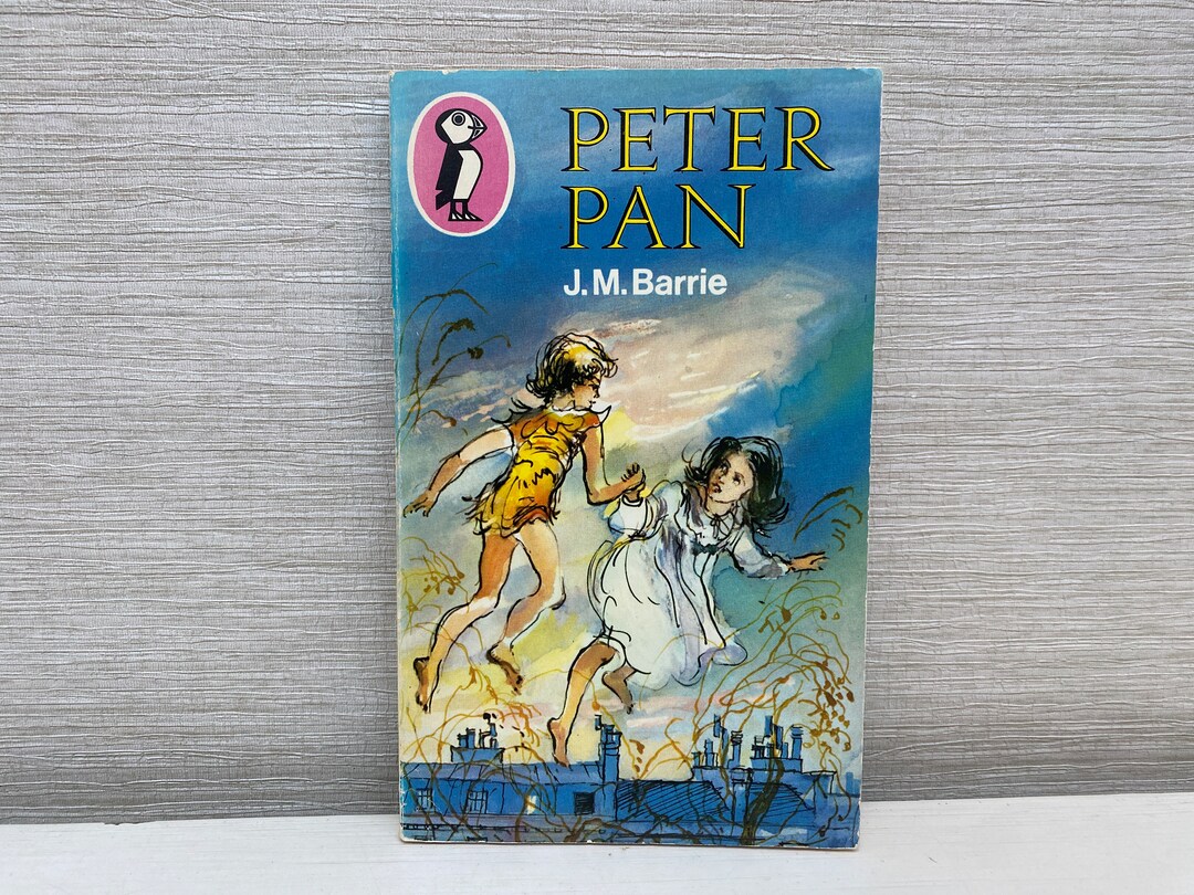 Peter Pan by J.M. Barrie (1972) Puffin Vintage Illustrated Paperback - Etsy