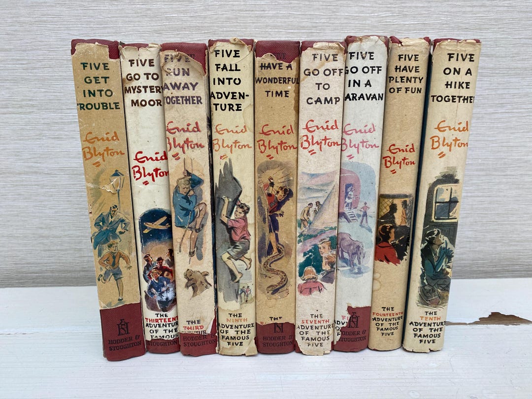 Famous Five by Enid Blyton 1950s Hardback Childrens Books Sold ...