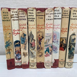 Famous Five by Enid Blyton 1950s Hardback Childrens Books Sold ...