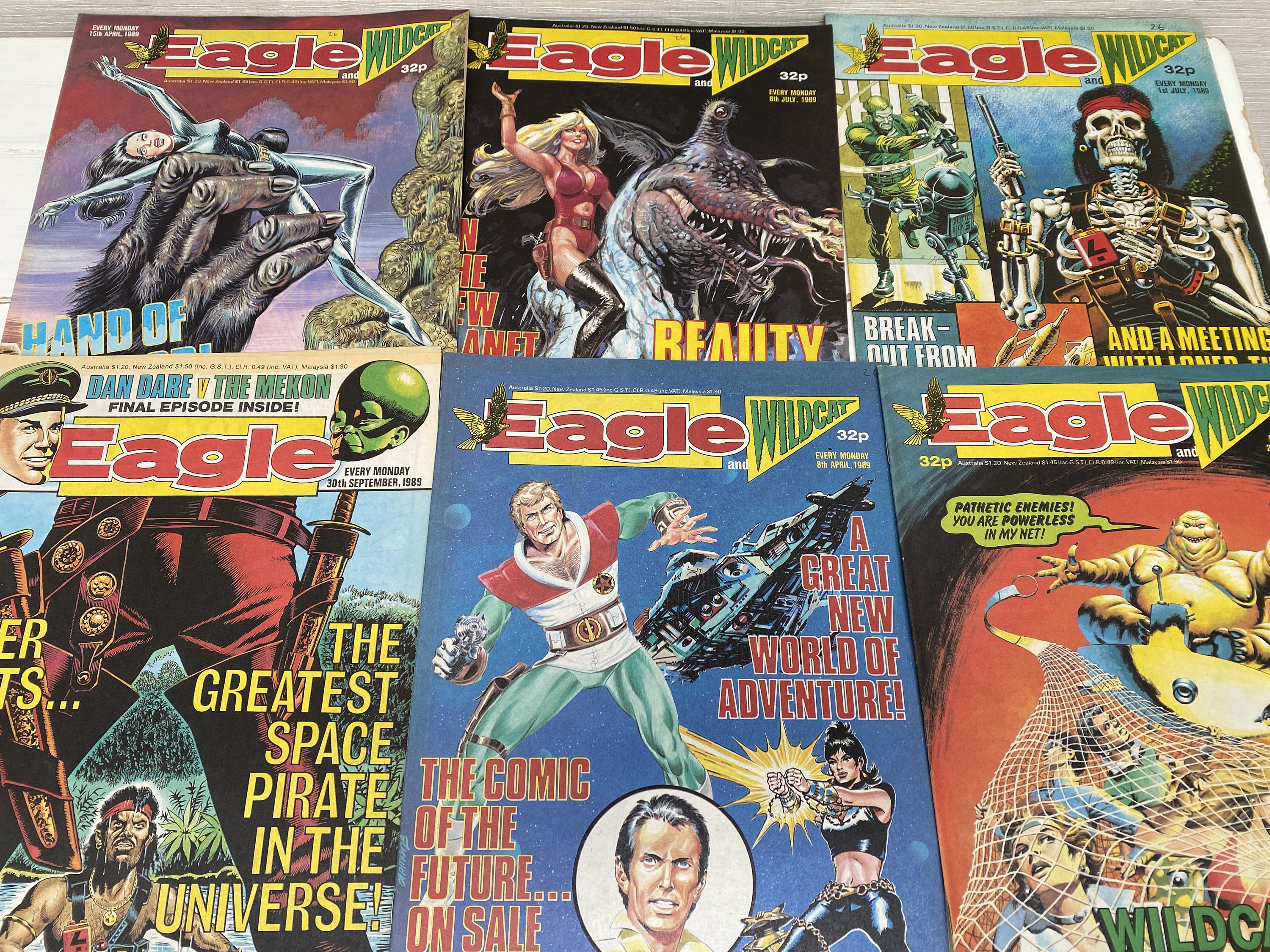 Vintage Eagle Magazines /comics 1980s - Various Copies Sold ...