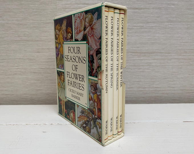Four Seasons of Flower Fairies Box Set of Four Hardback Pocket Books by ...