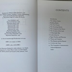 Life on Earth by David Attenborough 1979 Vintage Hardback Book With ...