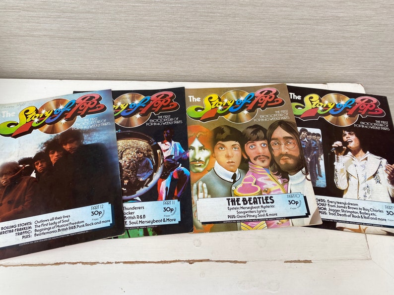 The Story of Pop Magazines 1970’s - Sold Seperately - Etsy