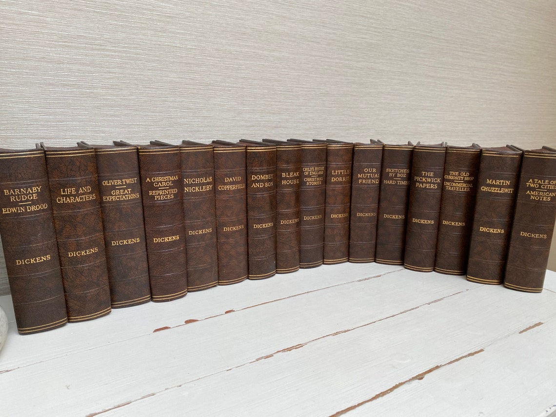 Charles Dickens Hardback Vintage Books C1930s Odhams Press - Etsy UK