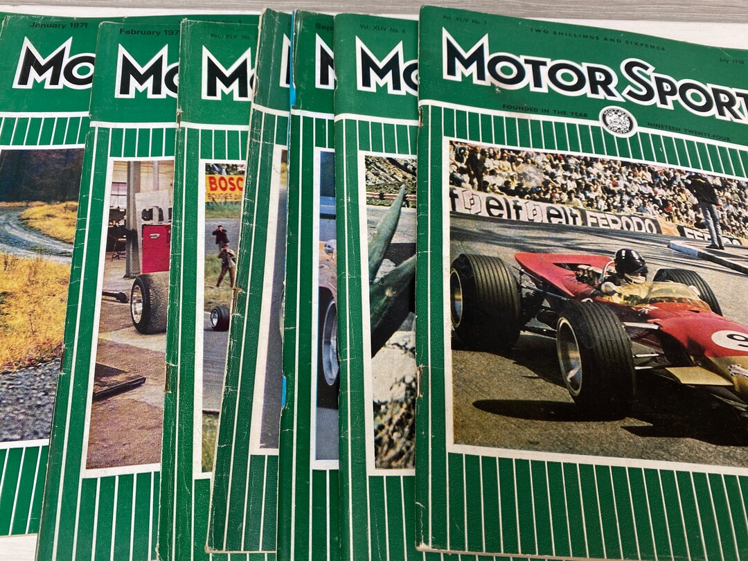 Vintage Motorsport Magazines 1970s - Various Copies Sold Individually ...