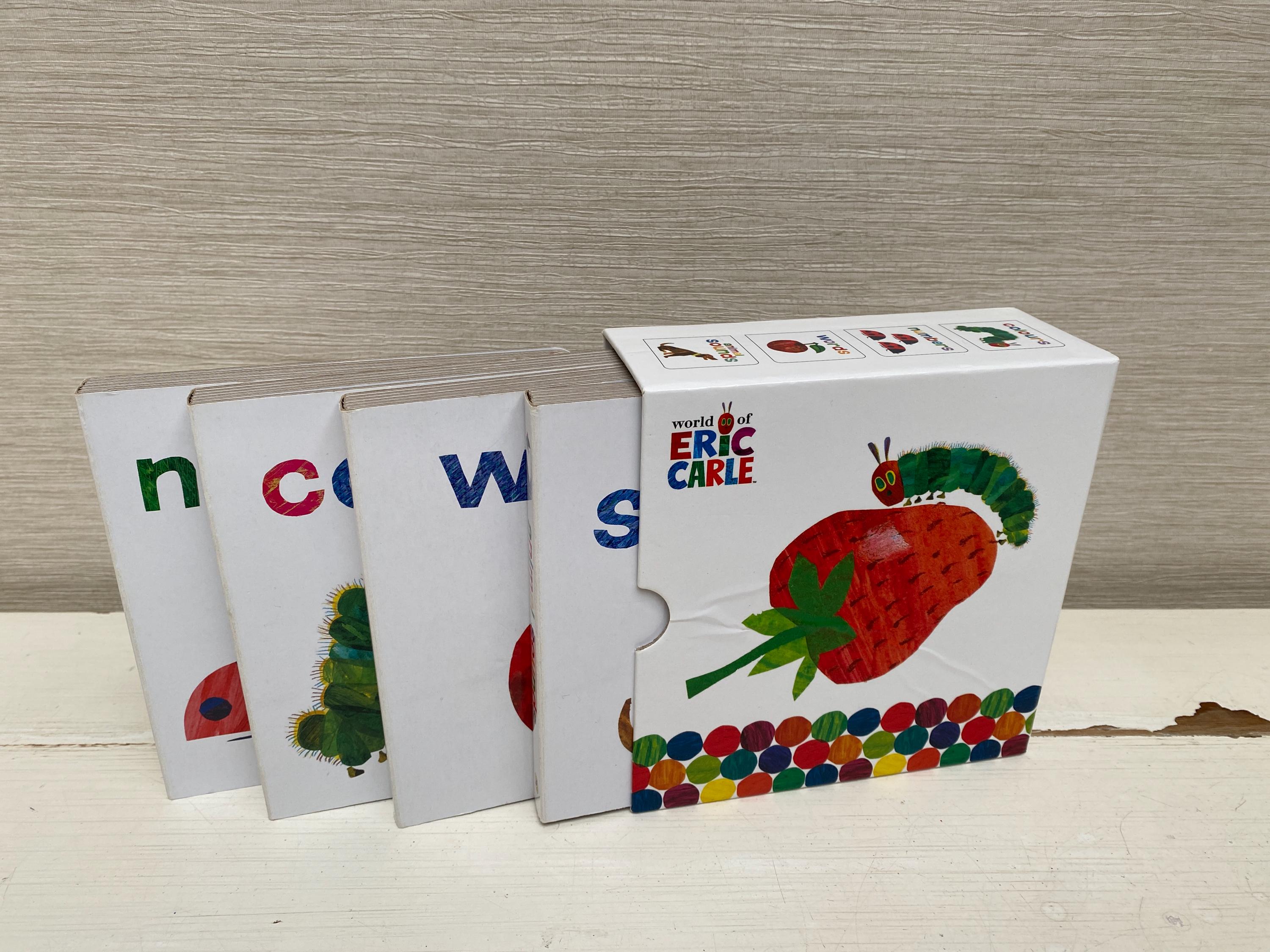 The Very Hungry Caterpillar My First Library Board Book Set of Four ...