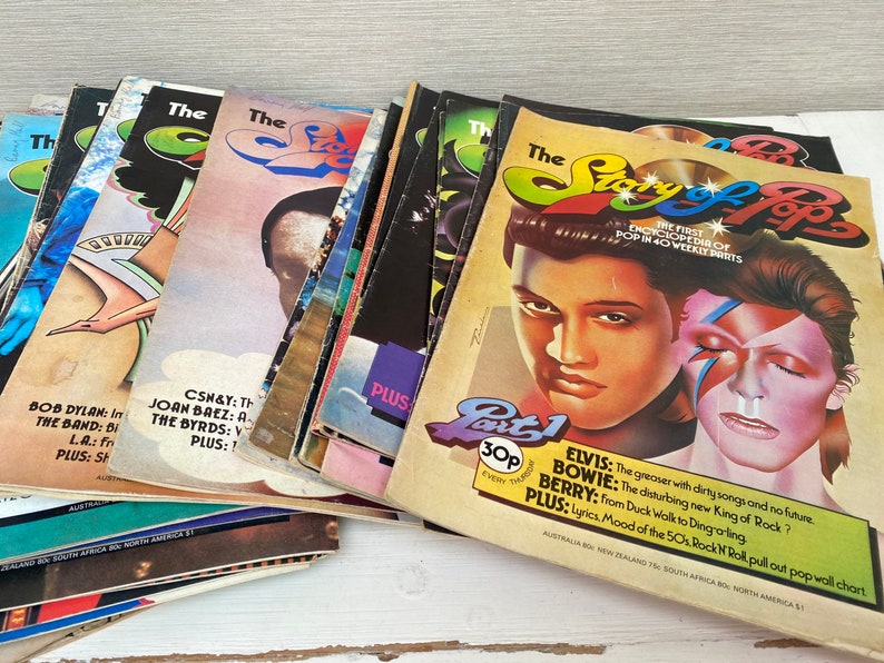 The Story of Pop Magazines 1970’s - Sold Seperately - Etsy