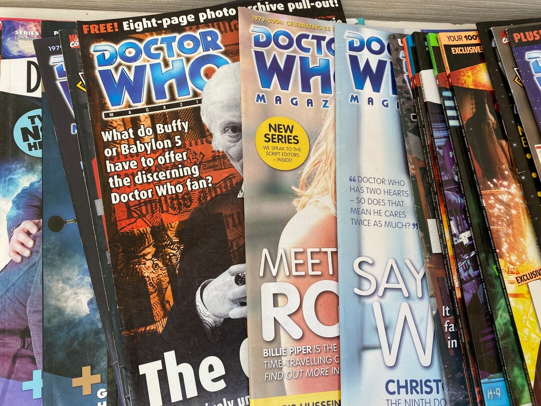 Doctor Who Vintage Magazines Various Copies Sold Individually - Etsy