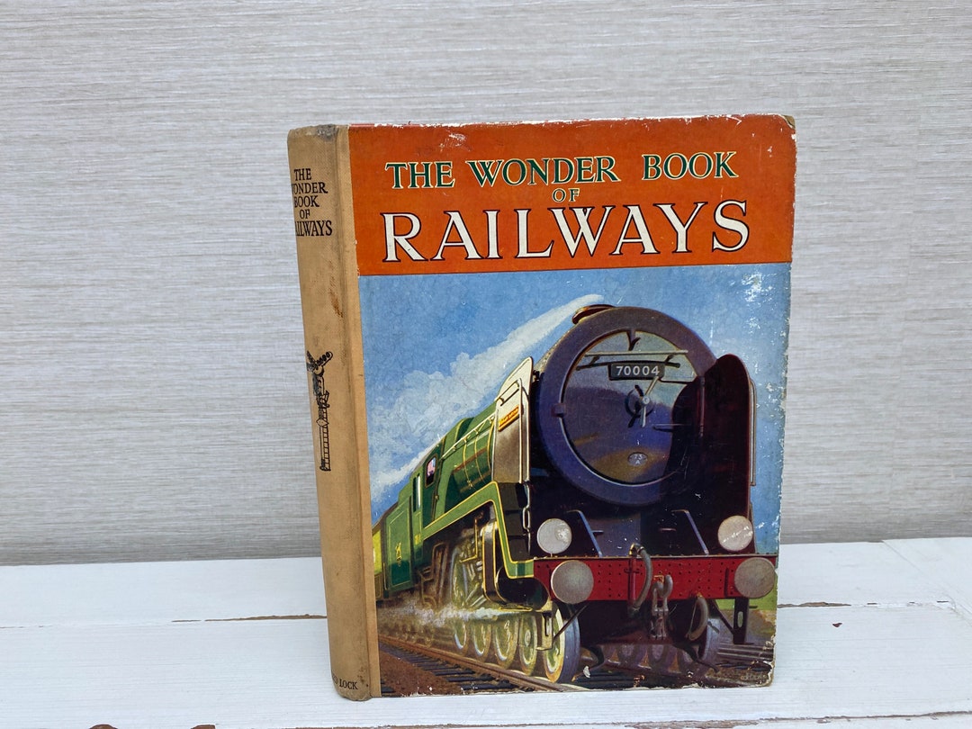 The Wonder Book of Railways 1950s Hardback Childrens Book - Etsy