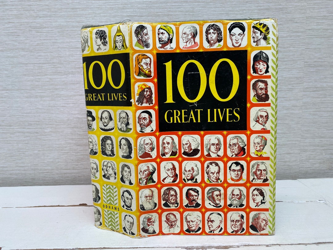 100 Great Lives 1950s Hardcover Book Odhams Books Ltd - Etsy UK