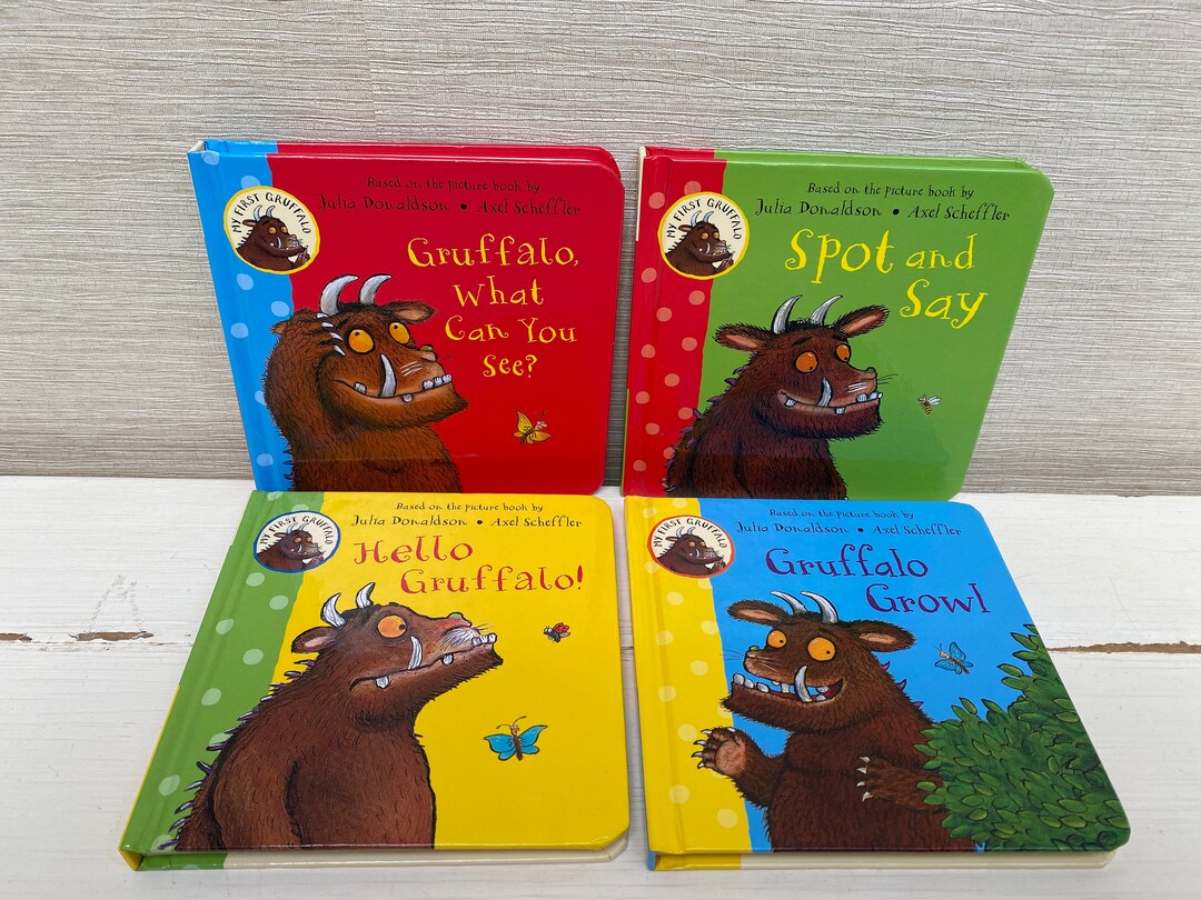 My First Gruffalo 4 X Board Book Bundle by Julia Donaldson Book Set - Etsy