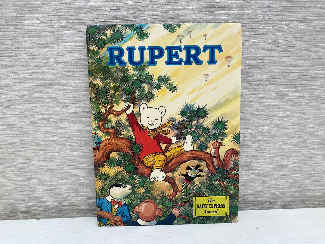 1973 Rupert Hardback Vintage Children's Annual - Daily Express Rupert ...