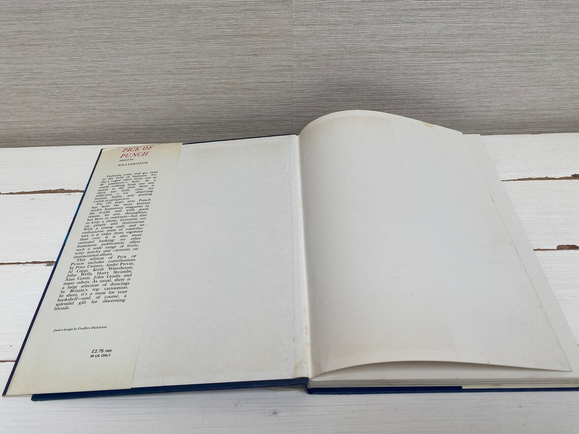 1973 Pick of Punch Editor William Davis Illustrated Vintage Hardcover ...