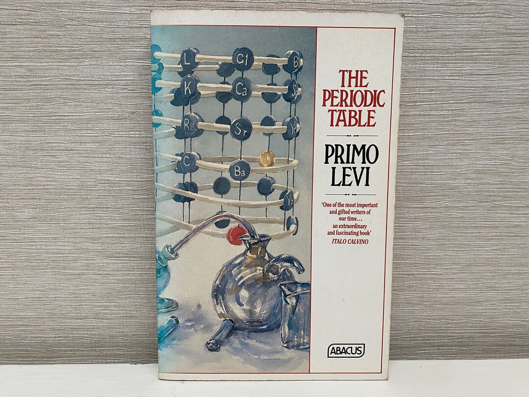 La tabla periódica de Primo Levi 1988 Abacus Vintage Libro de bolsillo ...