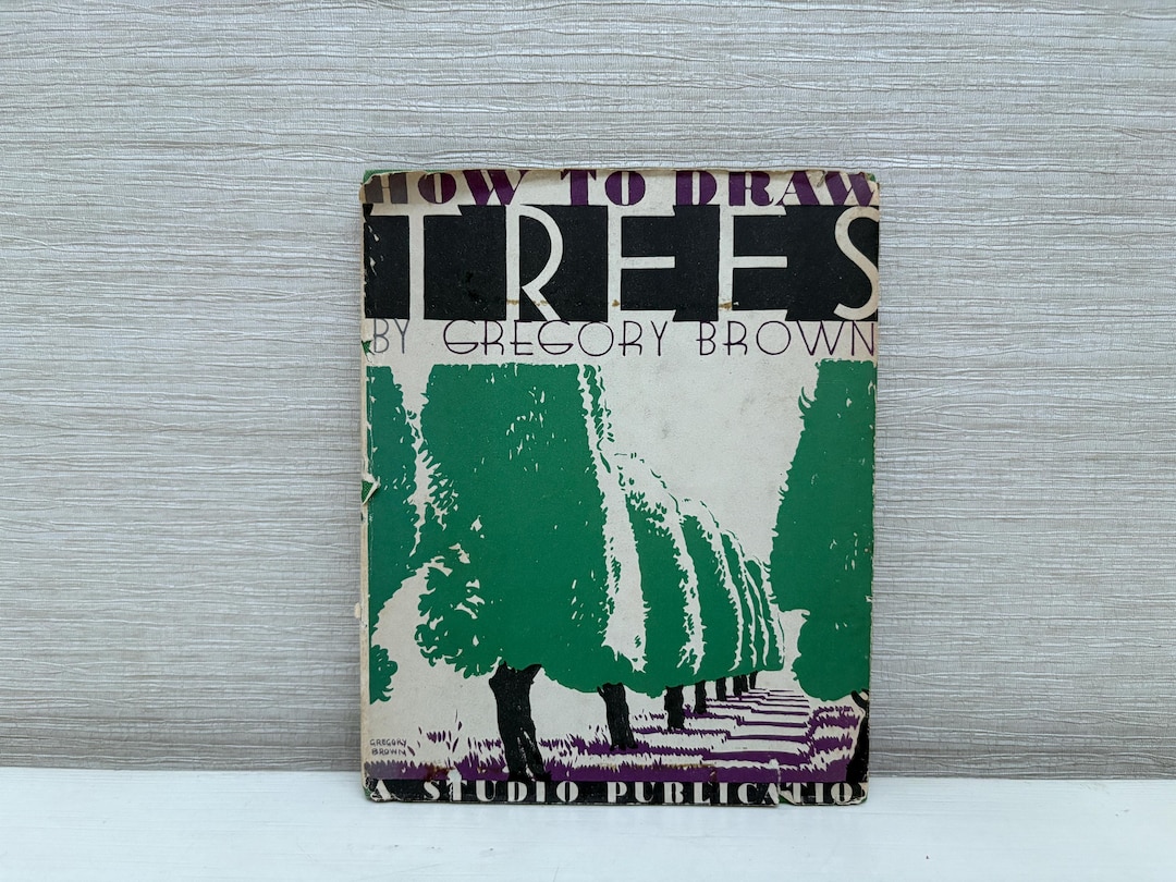 How to Draw Trees Hardcover Book by Gregory Brown 1944 6th Impression ...