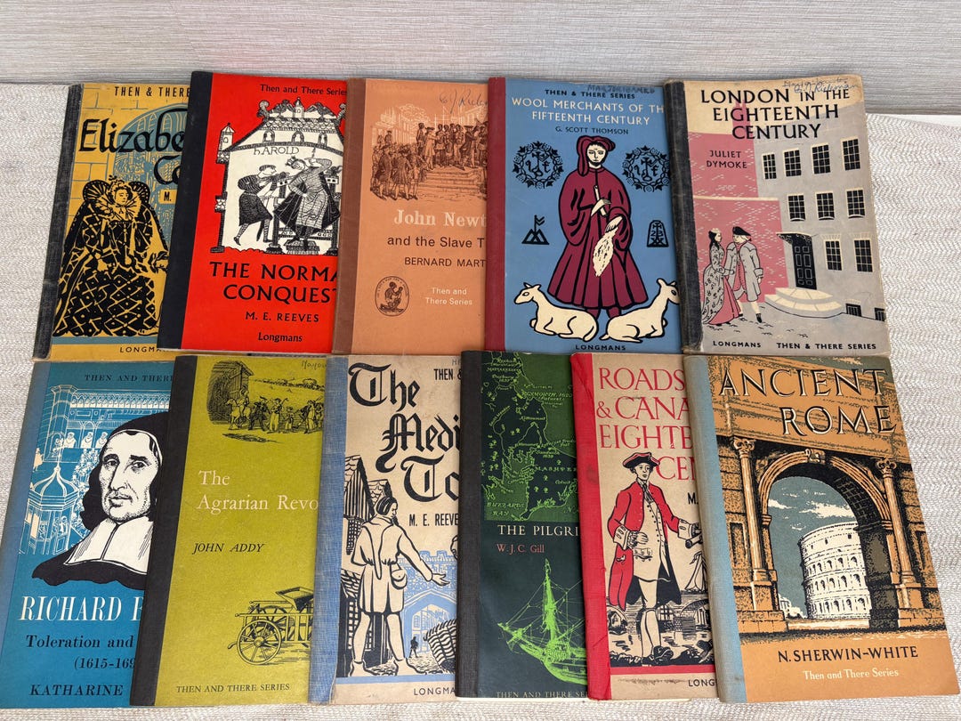 Then & There Series History Vintage 1950's Longmans Paperback Books ...