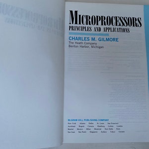 Microprocessors Principles and Applications by Charles Gilmore ...