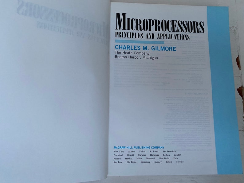 Microprocessors Principles and Applications by Charles Gilmore ...