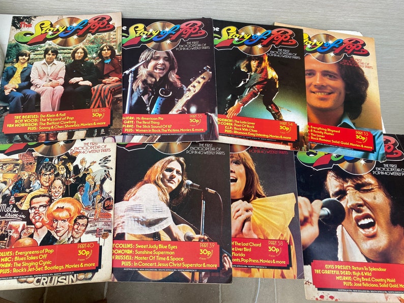 The Story of Pop Magazines 1970s Sold Seperately - Etsy